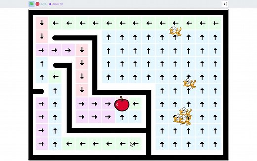 【SCRATCH高级教程】简单路径查找 算法 Simple Pathfinding Tutorial