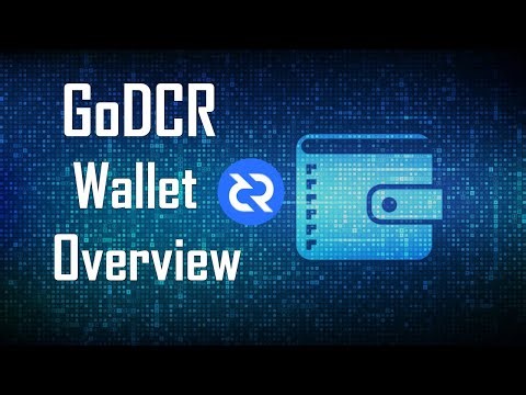 GoDCR: A new lightweight SPV wallet for Decred | Quick Overview
