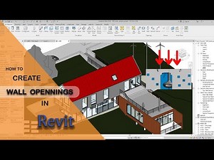 how to create and design wall openings in Revit ‪@Archicrest_studios‬