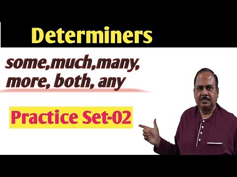 DETERMINERS-PRACTICE SET-02