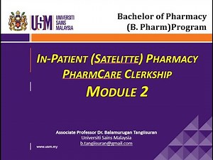 Module 2: Procedures of Dispensing