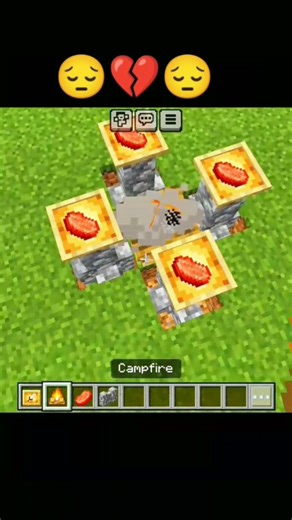 😭🔥 WHY IS THIS NOT COOKING?! MINECRAFT LOGIC #Minecraft #Cooking #Logic #Campfire