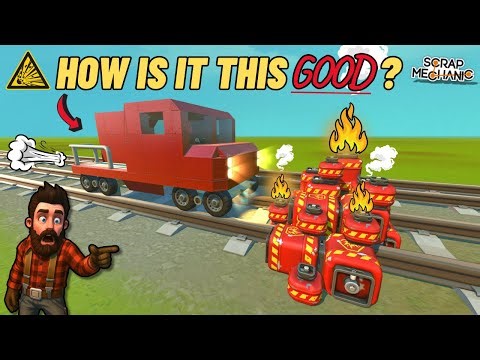15 Minutes To Build a TRAIN! Is It Possible? | Noob vs Pro Scrap Mechanic |