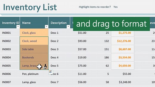 Copiar el formato de celda