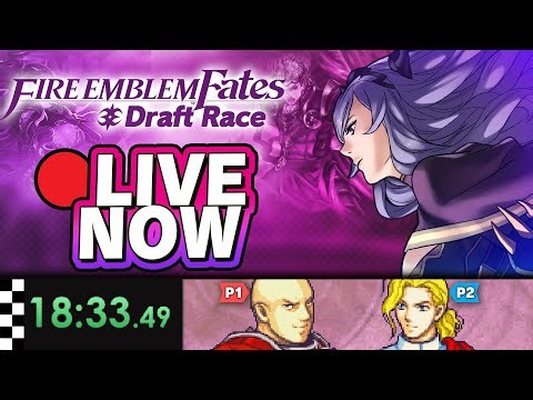 Part 1/2: Fire Emblem Fates Conquest Lunatic Draft Race VS ‪@PH_777‬​