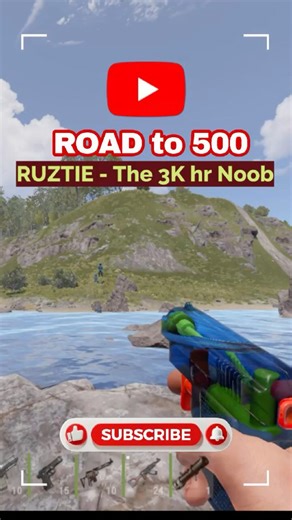 I can't shoot! #rust #gaming #ruztie