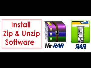 How to install Zip & Unzip Software for windows 7, 8, 10