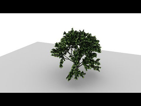 How to render maya paint effect tree mesh with Arnold in maya 2020 tutorial