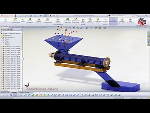Screw conveyor animation in SolidWorks | SolidWorks Share