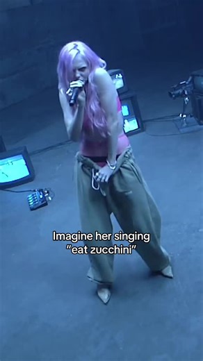 Imagine Her Singing 'Eat Zucchini' with Passion