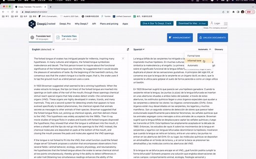 DeepL Crack (Chrome Extension)好用的翻译网站！