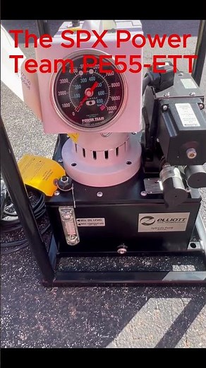 SPX POWERTEAM 10K PSI HYDRAULIC PUMP #hydraulicengineering #nuclearpower #hydraulics #hydraulicpump