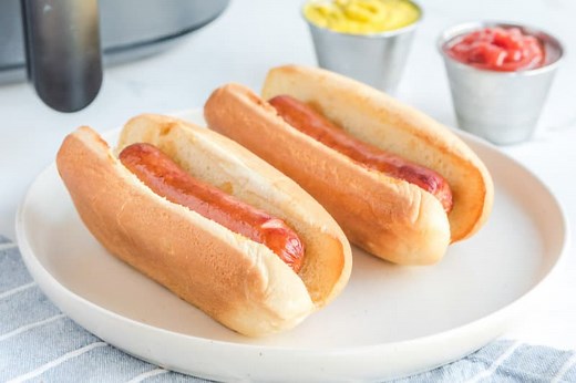 Air Fryer Hot Dogs Recipe - Crispy & Juicy in Minutes