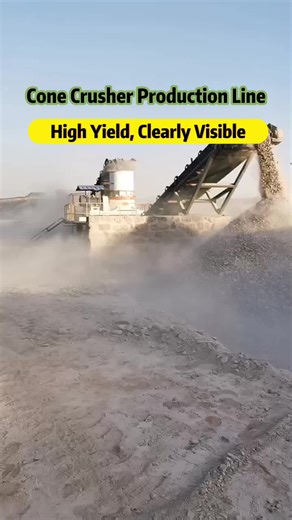 High-efficiency Cone Crushing Production Line #hydraulicconecrusher #singlecylinderhydraulicconecrusher #springconecrusher #symonsconecrusher #conecrusher