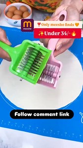 #Repost @style.with.ruby —— Follow & Comment “LINK” to grab this! This stainless-steel noodle cutter is going VIRAL! 🍜🔥 Slice noodles, veggies & dough in seconds — smooth, sharp, chef-style results every time!💯 Perfect for home cooks, kitchen hacks & aesthetic cooking reels ✨ Make your reels LOOK premium and GO viral instantly! 🚀🔥 #kitchenhacks #noodlecutter #stainlesssteeltool #kitchengadgets #viralreels #trendingreels #reelitfeelit #cookingtools #homecooking #flipkartfinds #meeshofinds #s