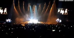 Westlife sing Spice Girls' 'Spice up Your Life' in London