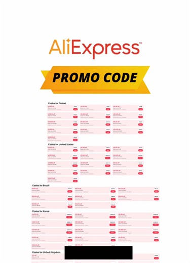 AliExpress promo code and coupons ‎‏Códigos de cupón ‎‏Codici promozionali ‎‏Códigos de desconto ‎‏쿠폰코드 ‎‏Couponcodes ‎‏クーポンコード ‎‏Kupon kodları ‎‏Коди купонів ‎‏Koepon kodes ‎‏Kuponkoder ‎‏Коды купонов ‎‏#aliexpress1111 #aliexpresscode #aliexpresscoupon #aliexpress_promo_code #aliexpressd aliexpress code discount #aliexpressespaña #aliexpressusa #aliexpressfrance