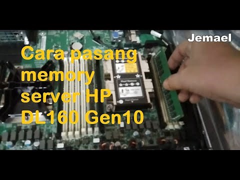How to Instal memory on the HP DL160 G10 server | HPE Gen10