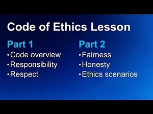 PMI Code of Ethics and Professional Conduct (Just an Intro)