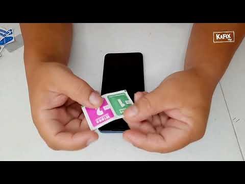 How to use guide sticker for tempered glass