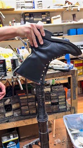 Complete rebuild on these Wesco boots from the inside out! #shoerepair #asmr #cobbler #leathercraft #craftsmanship #satisfying #shoerestoration #pnw #sandiego #wescoboots #vibram | Anthony's Shoe Repair