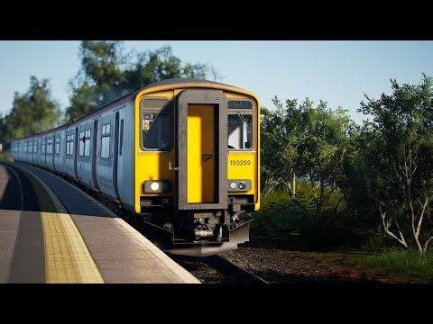 Train sim world 5 - class 150 TFW departing Cardiff central - Cab POV