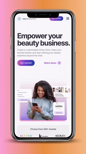 💇 Elevate your beauty business game like never before! With @saloninteractive, you can create a stunning online store that perfectly reflects your brand and brings your products to your clients wherever they are. 📦Say goodbye to shipping hassles – we do it for you! So go ahead, dive into the world of hassle-free online retail and watch your boutique become the talk of the town. ✨Are you ready to make waves in the industry? Get started with your own fabulous online boutique now! 💥 www.salonint