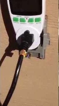 Plug and play solar panel setup.