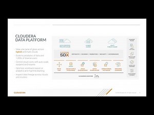 Ask the Experts: Cloudera: Technical deep dive into a modern big data platform | ATE125