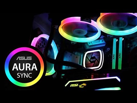 como usar aura sync RGB asus #AURASYNC