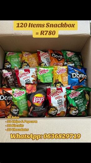 Deluxe Kids Snack Hampers with 120 Items