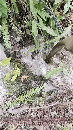 "Slope Barrier Installation - Cement Anchoring for Rock-Solid Stability!"