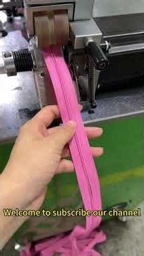 N3 nylon zipper gapping machine #zippermachine #zippermakingmachine