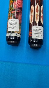 Here we have a a beautiful custom cue paired with a burl extention. 2795 takes this beautiful set up shipped! Feel free to message me or call me at 715-213-2500 #poolcuestick #customcues #woodworking #JacobyCues #customdesign #poolcue #art #CueSports #custompoolbuilder | Jacoby Pool Players