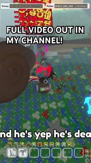 Is this the fastest stump snail kill EVER ? #beesmas #beeswarmsimulator #bss #roblox