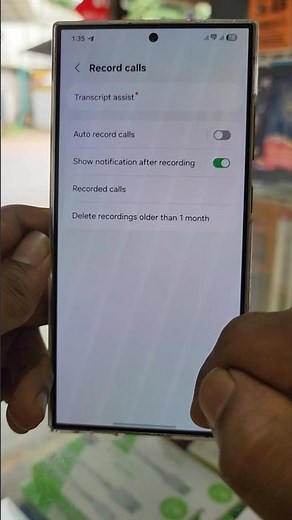 Automatic call recording in Samsung phones | Samsung call recording app