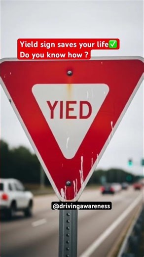 Yield sign