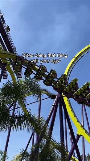How can we know you’re having fun if you aren’t giggling and swinging your feet? 🤗👟 📍 Six Flags Discovery Kingdom Visit sixflags.com to find a park near you #sixflags #coaster #sixflagsdiscoverykingdom #pov #amusementpark #themepark #rollercoaster #invertedcoaster #discoverykingdom | Six Flags