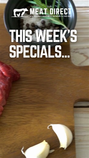 🐮 This week's specials at Meat Direct... 🥩 WHOLE BEEF FILLET (2KG) 🐑 NEW PANKO CRUMBED LAMB CUTLETS WITH GARLIC, ROSEMARY & THYME 🦌 NEW VENISON LOIN STEAKS Shop them now: www.meatdirect.co.nz Valid 27/10/2025 - 02/11/2025 | Meat Direct