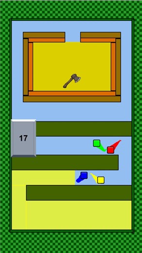 Cube War 2D 🟦🟩🟨🟥#squarerace #shorts #short #youtube #games #gaming #gameplay #viral #trending #funny