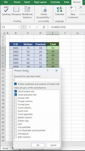 Excel Secrets: Lock Cells & Hide Formulas Like a Pro❗❗ #ExcelTips #SpreadsheetHacks #Productivity