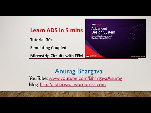 Tutorial-30: Simulating Coupled Microstrip Circuits with FEM