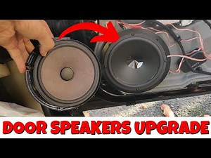 How to Upgrade Car Stock Front Door Speakers | VW Golf Mk4 | Episode 9