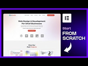 Elementor Website Design Tutorial | Start From Scratch w/ Hello Theme