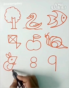 77K views · 1.6K reactions | Easy drawing step for kids or beginners. #2 . . . #amisuraj #easydrawingforkids #animal #forkids #stepbystepdrawing #kidslove #kids #animallover #beginner #drawings #easy #easydrawing #stepbystep #parrots #parrotlovers #butterflies #butterfly #mouse #fish #monkeys #kite #trees #numbers #drawingart | Ami Suraj | Facebook