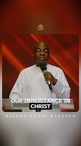 10K views · 1.1K reactions | SANCTIFICATION UNLOCKS INHERITANCE! Bishop David Oyedepo teaches: "It takes sanctification to access and deliver our inheritance in Christ." Grow in your faith! #Sanctification #InheritanceInChrist #winnerschapelikorodu #church #christians | Winners' Chapel, Ikorodu | Facebook