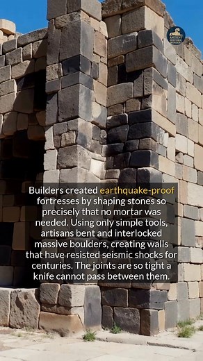 Ancient builders created earthquake-resistant walls by flawlessly interlocking stones without mortar. #history #archaeology #ancienthistory | Ancient Historic Wonders