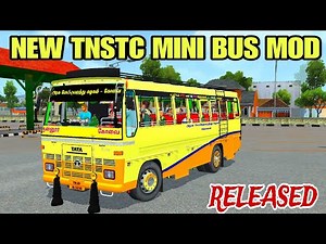 NEW TNSTC MINI BUS MOD RELEASED|BUS SIMULATOR INDONESIA 4.4.1