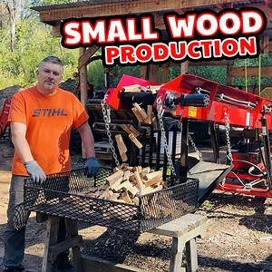 16K views · 307 reactions | Out in the woodyard for a morning production run of some Back 40 Mini Firewood. Had a few bumps along the way and a tough time keeping up with the Fuelwood Kindlet 200 from Wolfe Ridge Professional Firewood Equipment #firewood #smallwood #minifirewood #production #smallbusiness *All music is under a license from Epidemic Sound allowing me to use these tracks and for my video to be available globally. | Back 40 Firewood | Facebook