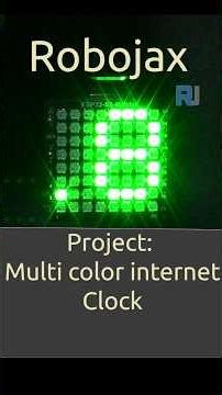 ESP32-S3 RGB Matrix Internet Clock 3 project